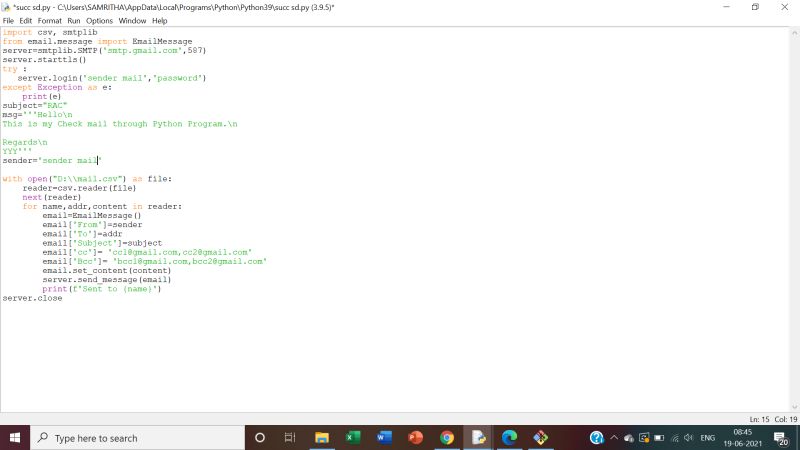 Samritha Sivakumar on LinkedIn: #coding #pythonprogramming Samritha Sivakumar on LinkedIn: #coding #pythonprogramming