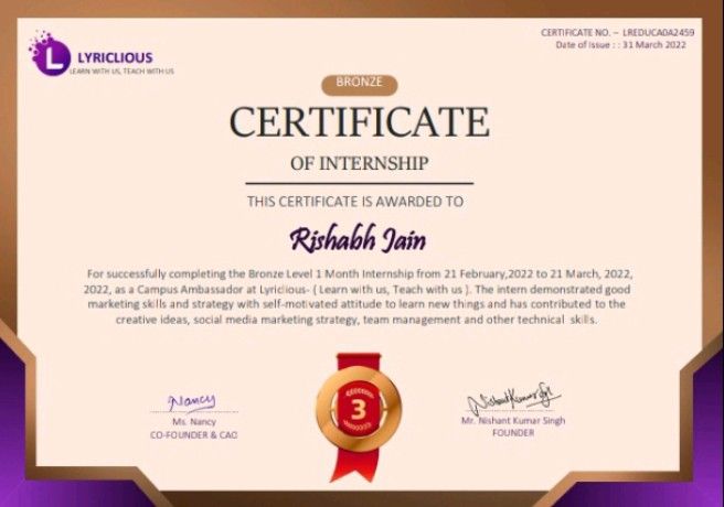 Rishabh Jain on LinkedIn: #internship #share #iamprofessional # ... Rishabh Jain on LinkedIn: #internship #share #iamprofessional # ...