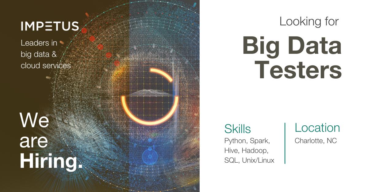 Simona Gupta on LinkedIn: #hiring #impetus #bigdata Simona Gupta on LinkedIn: #hiring #impetus #bigdata