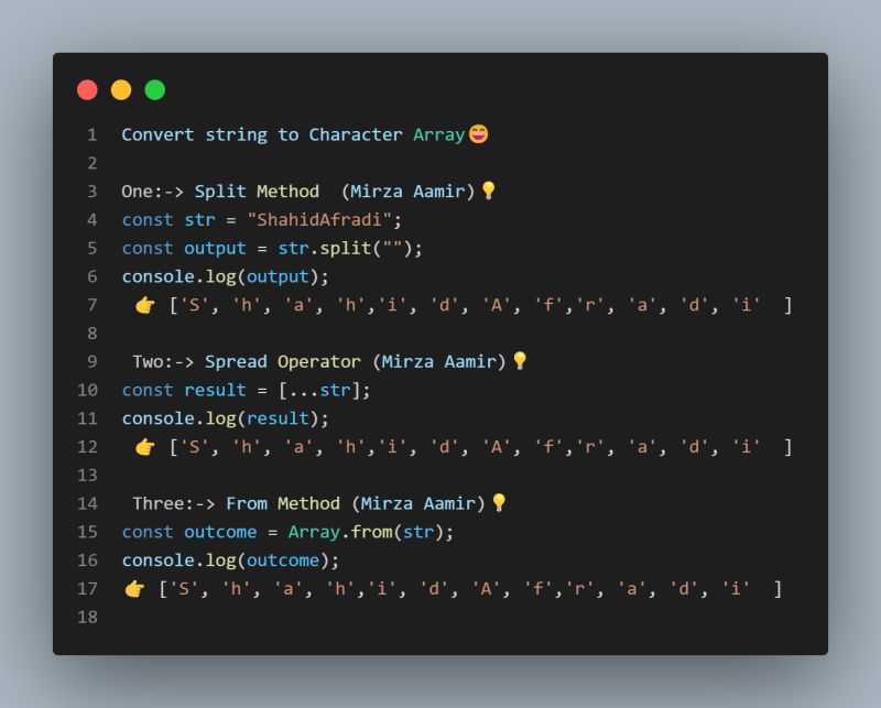 Mirza Aamir on LinkedIn: #javascript #programming #coding # ... Mirza Aamir on LinkedIn: #javascript #programming #coding # ...