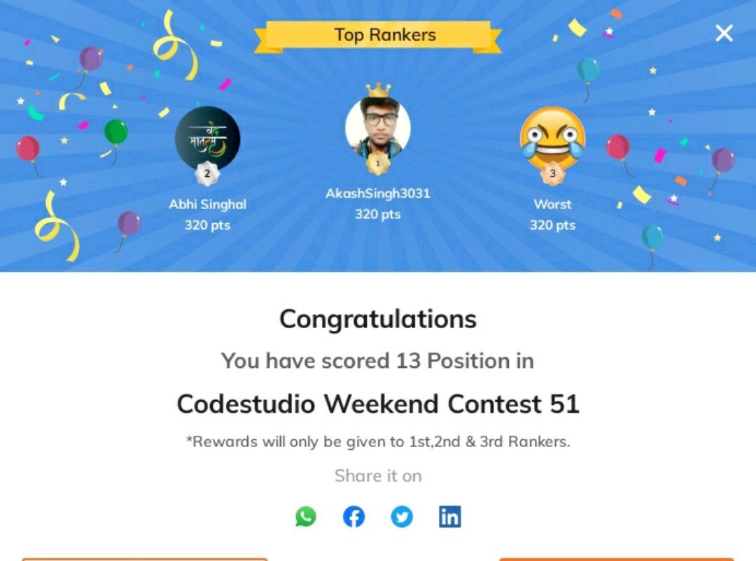 Pradeep Kumawat on LinkedIn: #codestudio #codestudio #dsa #leetcode ... Pradeep Kumawat on LinkedIn: #codestudio #codestudio #dsa #leetcode ...