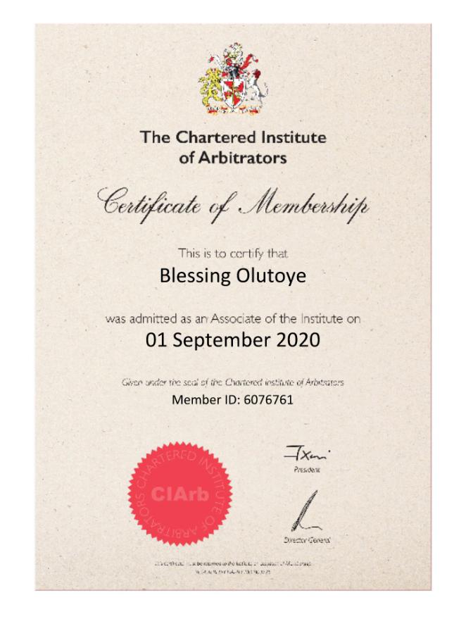 Blessing Olutoye Esq. AICMC, ACIArb (UK) on LinkedIn: # ... Blessing Olutoye Esq. AICMC, ACIArb (UK) on LinkedIn: # ...