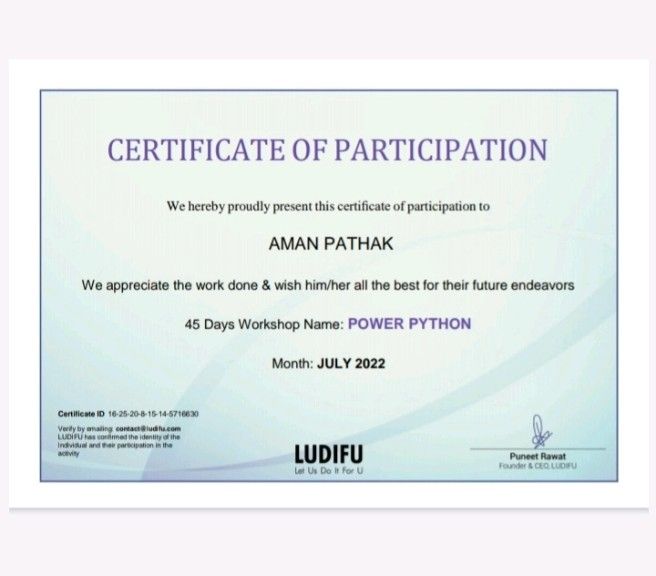 Aman Pathak on LinkedIn: #pythonprogramming #pythoncoding Aman Pathak on LinkedIn: #pythonprogramming #pythoncoding
