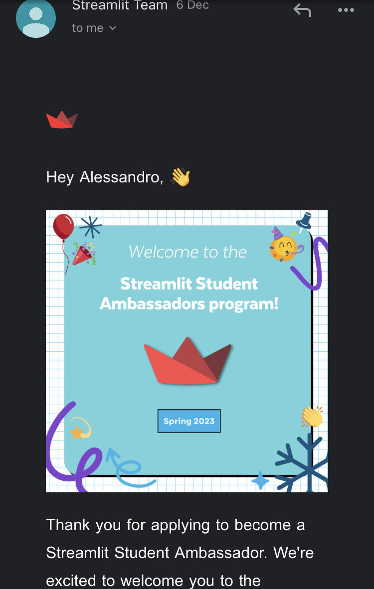 Alessandro Ciocchetti on LinkedIn: #streamlit #webapp #python #projects ... Alessandro Ciocchetti on LinkedIn: #streamlit #webapp #python #projects ...