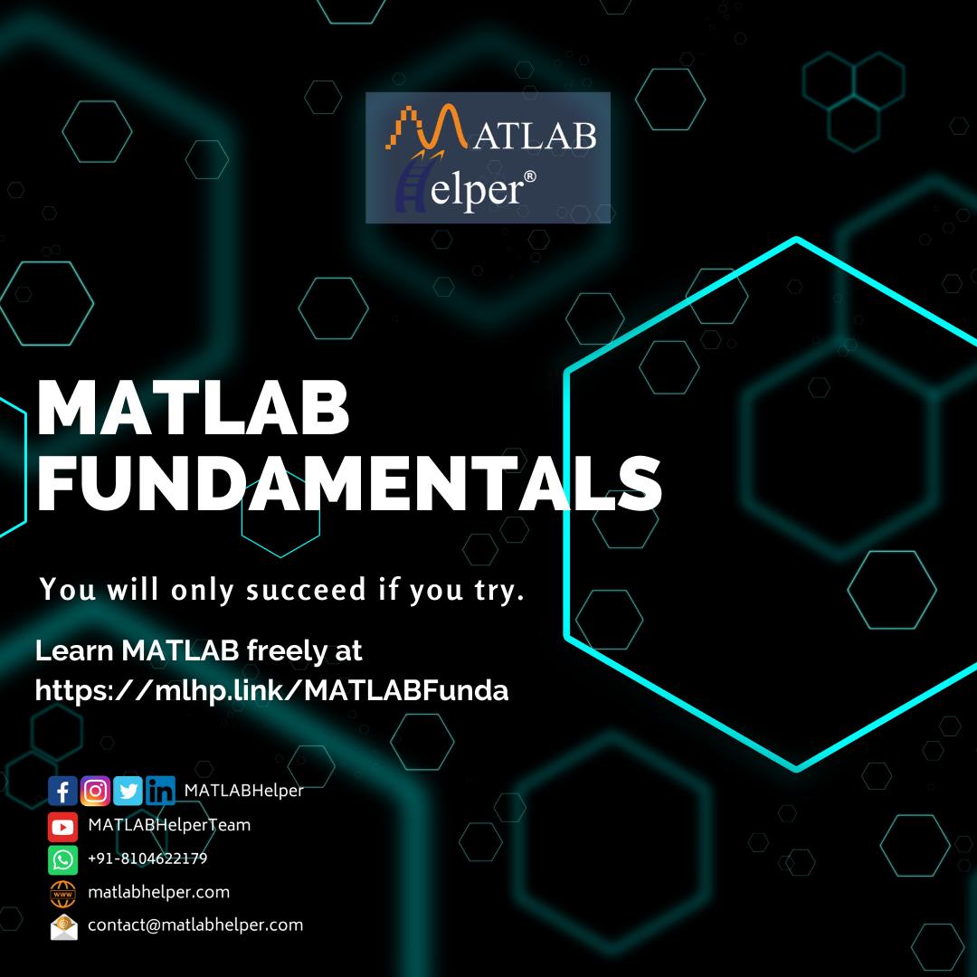 MATLAB Helper ® on LinkedIn: #matlab MATLAB Helper ® on LinkedIn: #matlab