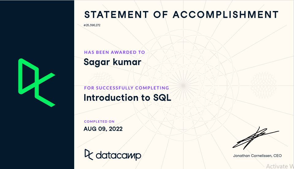 Sagar Kumar on LinkedIn: #sql Sagar Kumar on LinkedIn: #sql