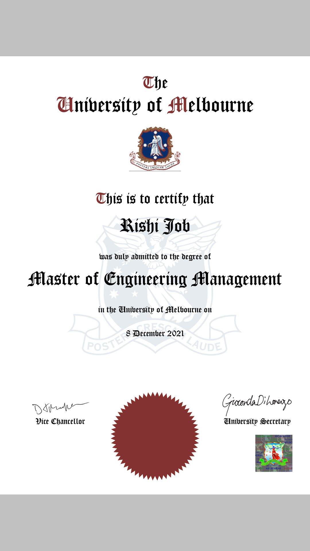 Rishi Job on LinkedIn: I'm glad to have finally completed my master's ... Rishi Job on LinkedIn: I'm glad to have finally completed my master's ...