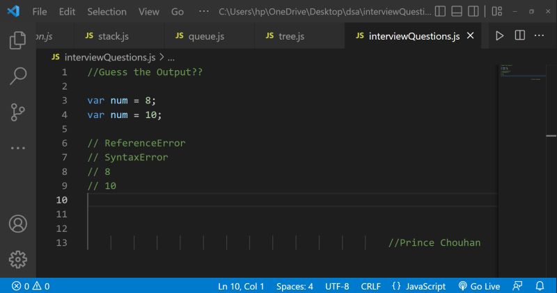 Prince Chouhan on LinkedIn: #javascript #javascriptdeveloper # ... Prince Chouhan on LinkedIn: #javascript #javascriptdeveloper # ...