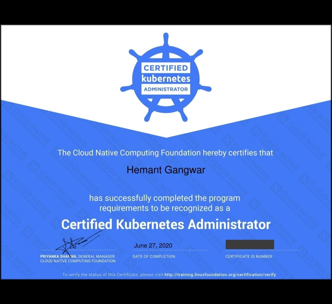 HEMANT GANGWAR on LinkedIn: #kubernetes #cka #containerization # ... HEMANT GANGWAR on LinkedIn: #kubernetes #cka #containerization # ...