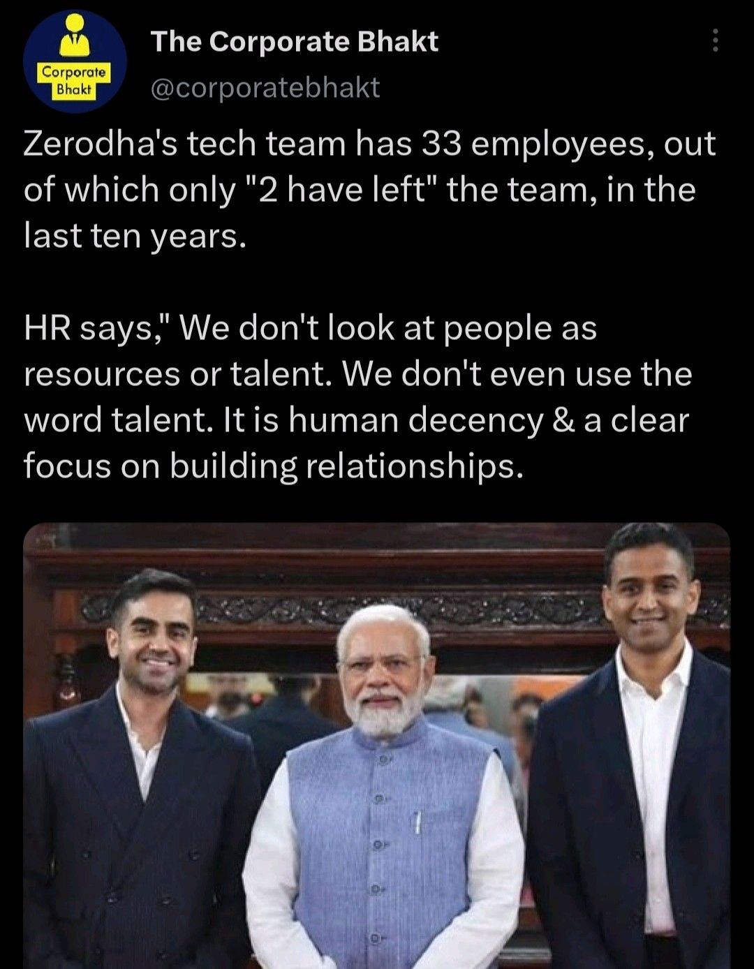 The Corporate Bhakt ™️ on LinkedIn: Zerodha CTO Kailash Nadh said that ... The Corporate Bhakt ™️ on LinkedIn: Zerodha CTO Kailash Nadh said that ...