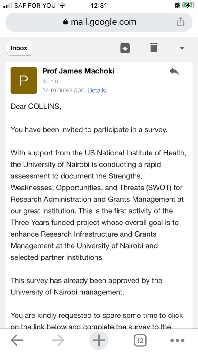 Collins Nzuya , Msc, Bsc, Dip. on LinkedIn: #health #research Collins Nzuya , Msc, Bsc, Dip. on LinkedIn: #health #research