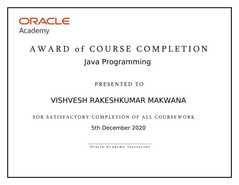 Vishvesh Makwana on LinkedIn: #javascript #oracle Vishvesh Makwana on LinkedIn: #javascript #oracle
