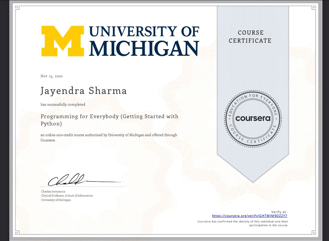 Jayendra Sharma on LinkedIn: #python #pythonprogramming #coding # ... Jayendra Sharma on LinkedIn: #python #pythonprogramming #coding # ...