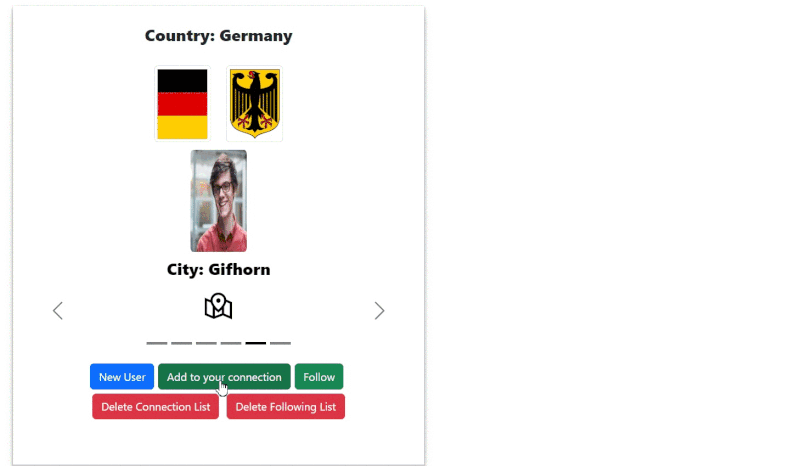 User/Friend tracker application #react #js #html #bootstrap | Talha Toparlı User/Friend tracker application #react #js #html #bootstrap | Talha Toparlı