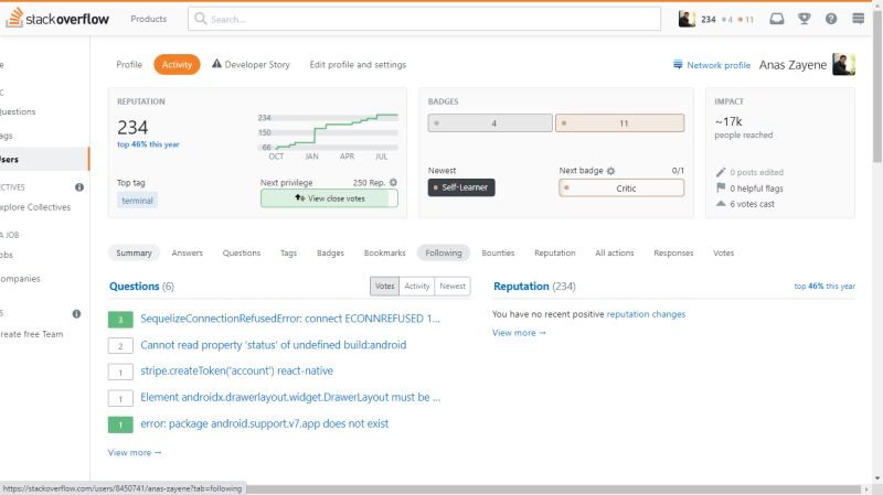 Anas zayene on LinkedIn: #reactjs #nodejs #stackoverflow Anas zayene on LinkedIn: #reactjs #nodejs #stackoverflow