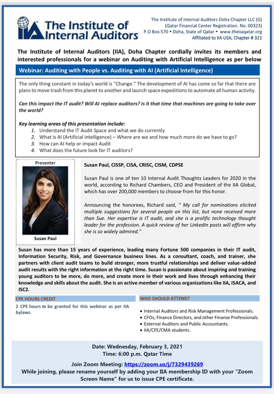 Sundaresan Rajeswar BA, FCA, CIA, CISA, CFE, CCSA, CRMA, CGAP, CFSA on ... Sundaresan Rajeswar BA, FCA, CIA, CISA, CFE, CCSA, CRMA, CGAP, CFSA on ...