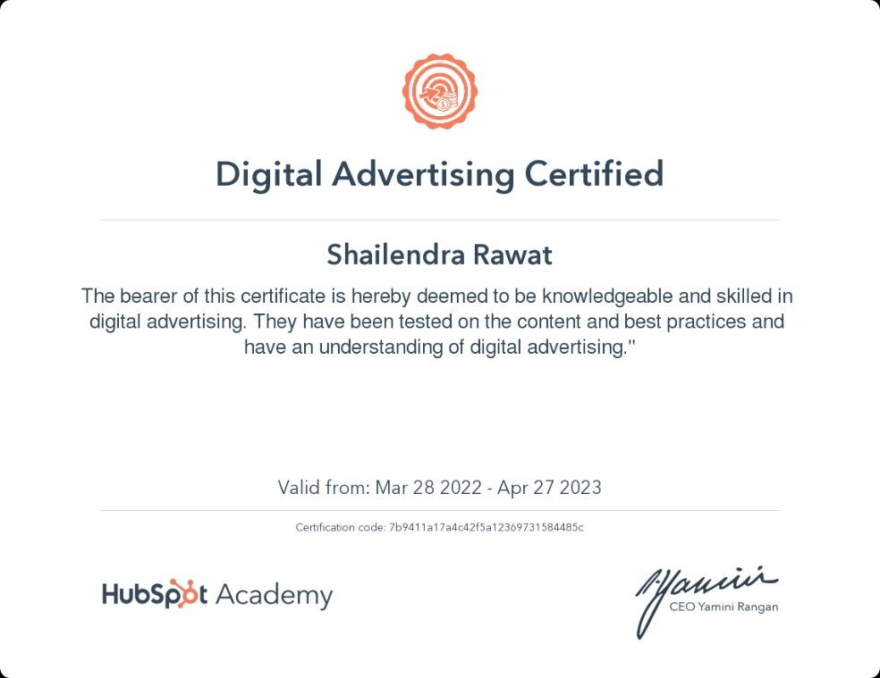 Shailendra Rawat on LinkedIn: #digitaladvertising #hubspot Shailendra Rawat on LinkedIn: #digitaladvertising #hubspot