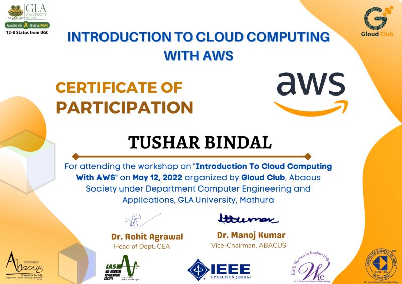 Tushar Bindal on LinkedIn: #cloudcomputing #aws #glass Tushar Bindal on LinkedIn: #cloudcomputing #aws #glass