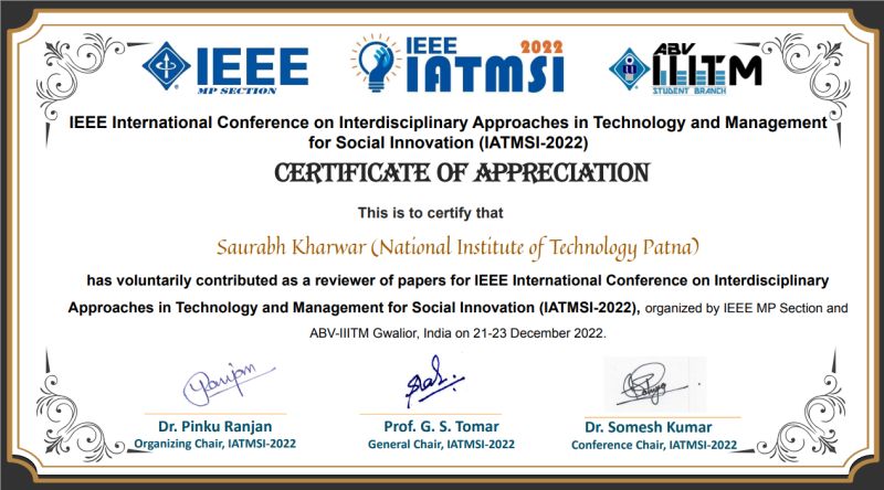Dr. Saurabh Kharwar (PhD) posted on LinkedIn Dr. Saurabh Kharwar (PhD) posted on LinkedIn