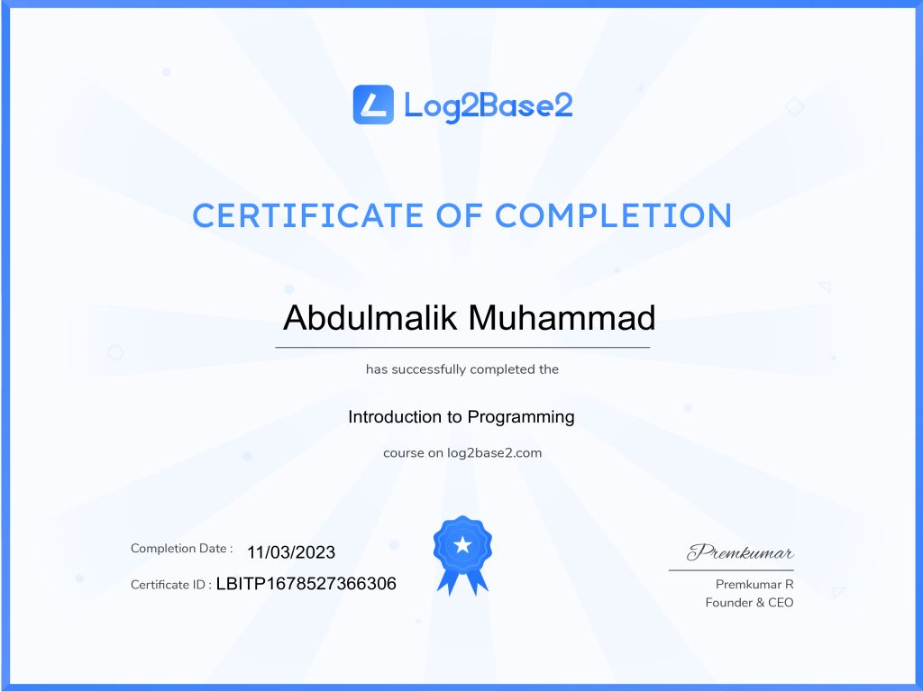 Abdulmalik Muhammad on LinkedIn: #log2base2 #coding #cprogramming # ... Abdulmalik Muhammad on LinkedIn: #log2base2 #coding #cprogramming # ...
