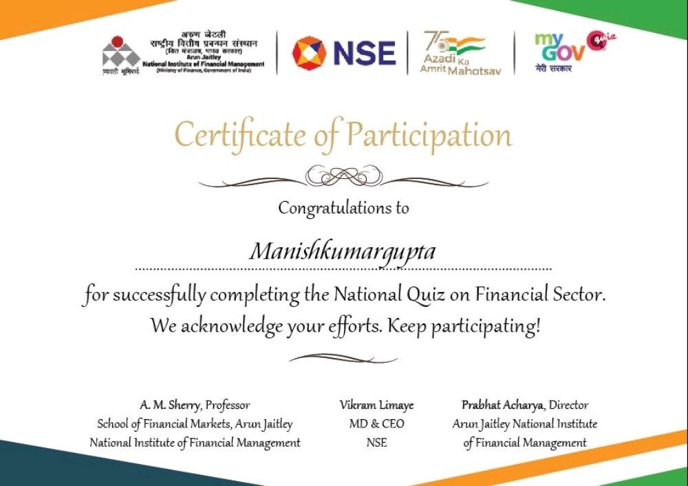#nse #finance | Manish Kumar Gupta #nse #finance | Manish Kumar Gupta