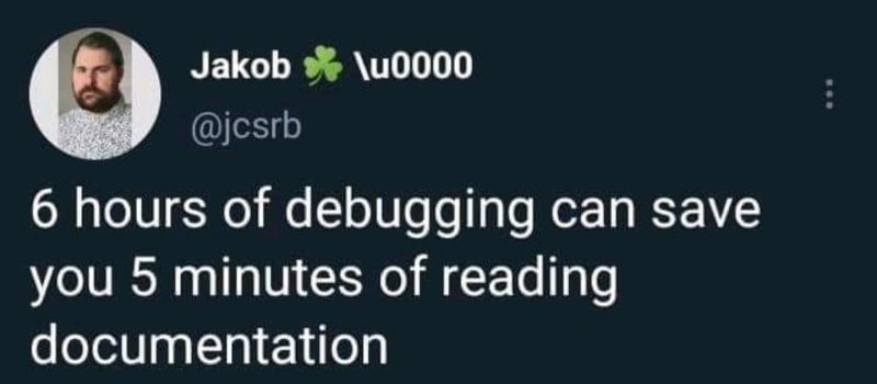 Rizwan Abbasi on LinkedIn: Never trust a programmer who reads. Rizwan Abbasi on LinkedIn: Never trust a programmer who reads.