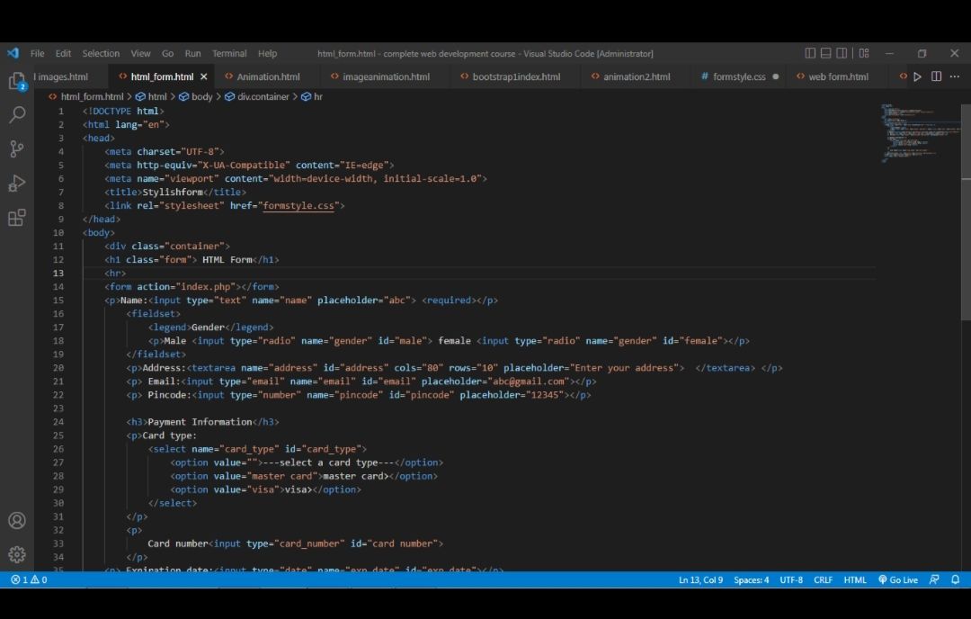 Himanshi Kashyap on LinkedIn: #htmlform #html #css #coding #completed Himanshi Kashyap on LinkedIn: #htmlform #html #css #coding #completed