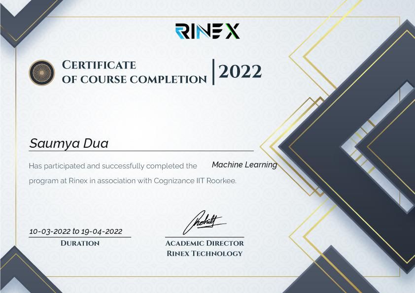 Saumya dua on LinkedIn: #learning #internship #iitbhu #rinex Saumya dua on LinkedIn: #learning #internship #iitbhu #rinex