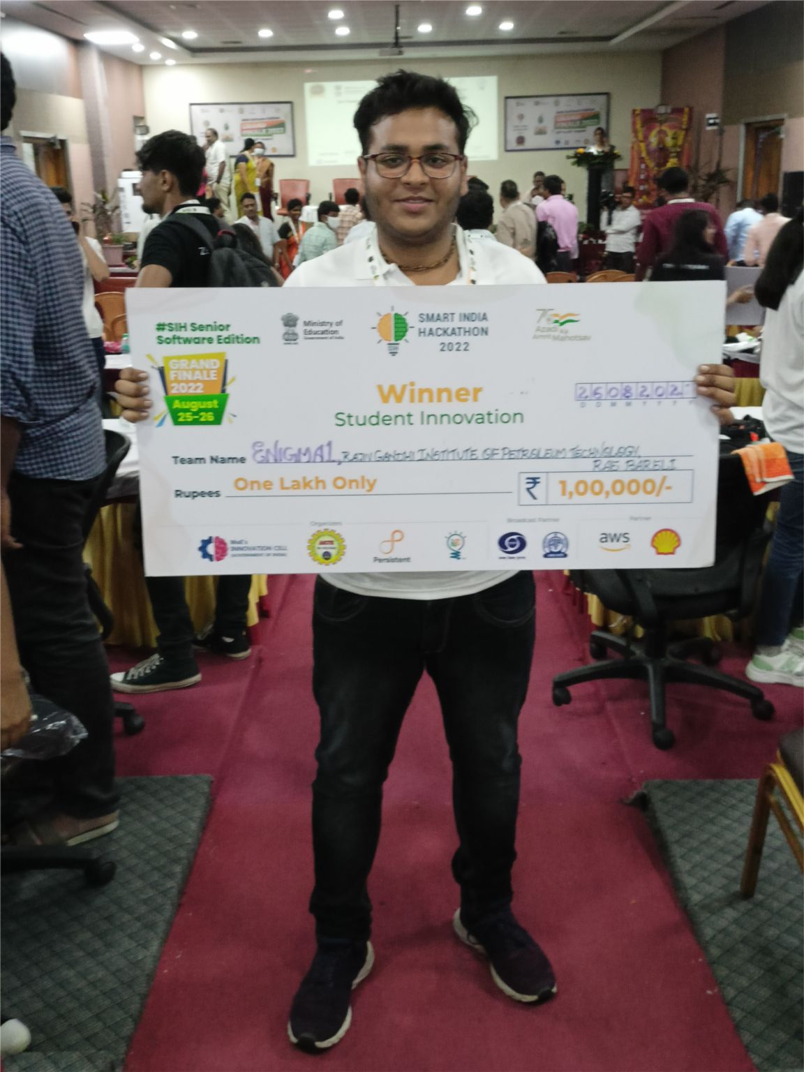 Anmol Bansal on LinkedIn: #enigma1 #sih2022 #web3 #sih #hackathon | 34 ... Anmol Bansal on LinkedIn: #enigma1 #sih2022 #web3 #sih #hackathon | 34 ...
