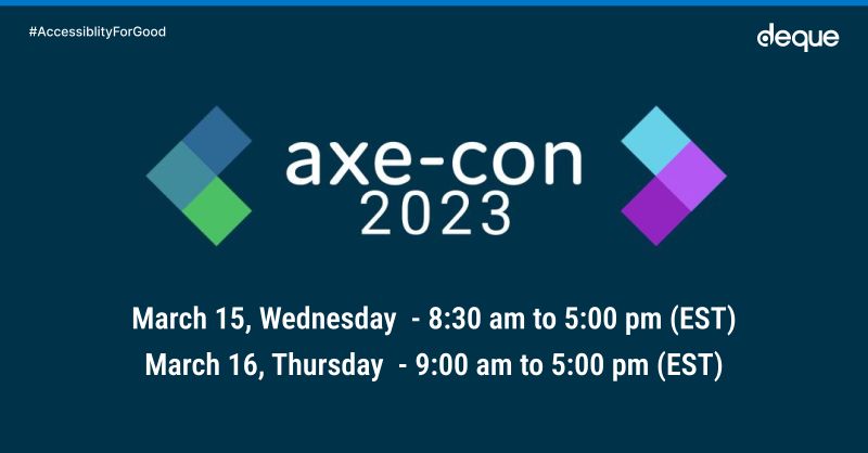 Deque Systems - APAC on LinkedIn: axe-con 2025 Schedule | Deque Deque Systems - APAC on LinkedIn: axe-con 2025 Schedule | Deque