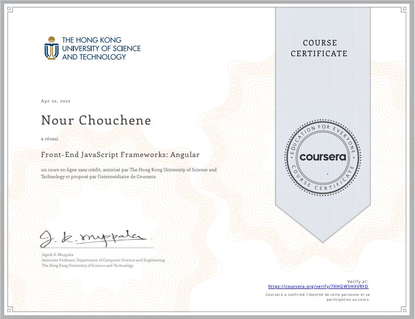 Nour Chouchene on LinkedIn: Finally , i got my Front End Javascript ... Nour Chouchene on LinkedIn: Finally , i got my Front End Javascript ...