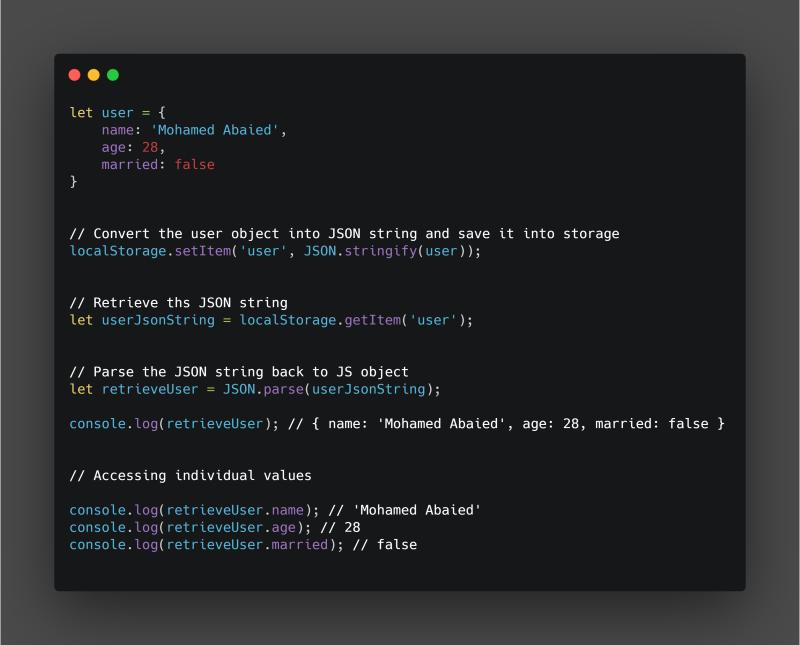 localStorage est une api qui permet de stocker des données dans la ... localStorage est une api qui permet de stocker des données dans la ...