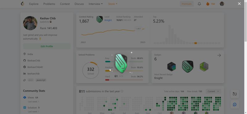Keshav Chib on LinkedIn: #leetcode #knight #contest #dsa #consistency # ... Keshav Chib on LinkedIn: #leetcode #knight #contest #dsa #consistency # ...
