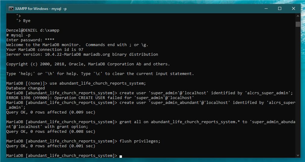 Denzel Gitonga on LinkedIn: #project #mysql #database Denzel Gitonga on LinkedIn: #project #mysql #database