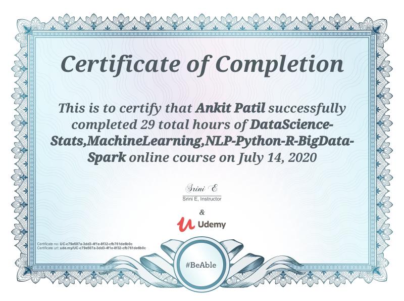 Ankit Patil on LinkedIn: #datascience #machinelearning #nlp # ... Ankit Patil on LinkedIn: #datascience #machinelearning #nlp # ...