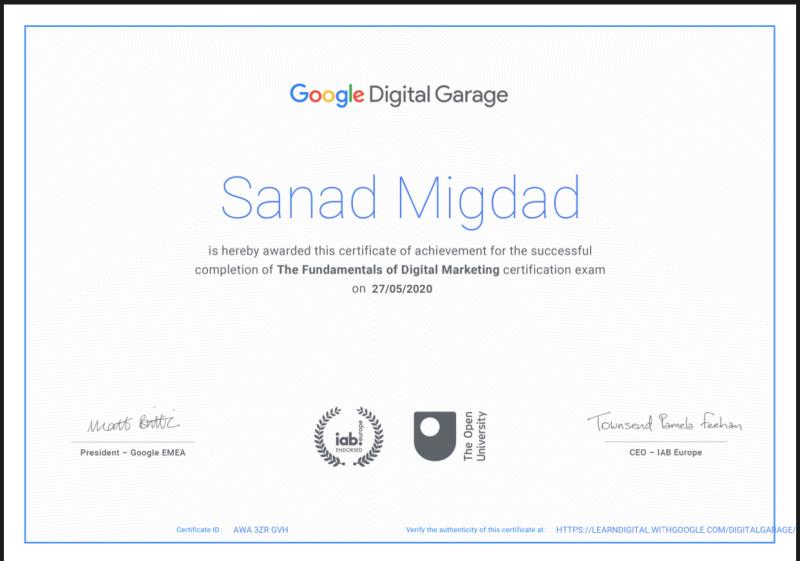 Sanad MIGDAD on LinkedIn: Alhamdullah, Done. Next target! | 17 comments Sanad MIGDAD on LinkedIn: Alhamdullah, Done. Next target! | 17 comments