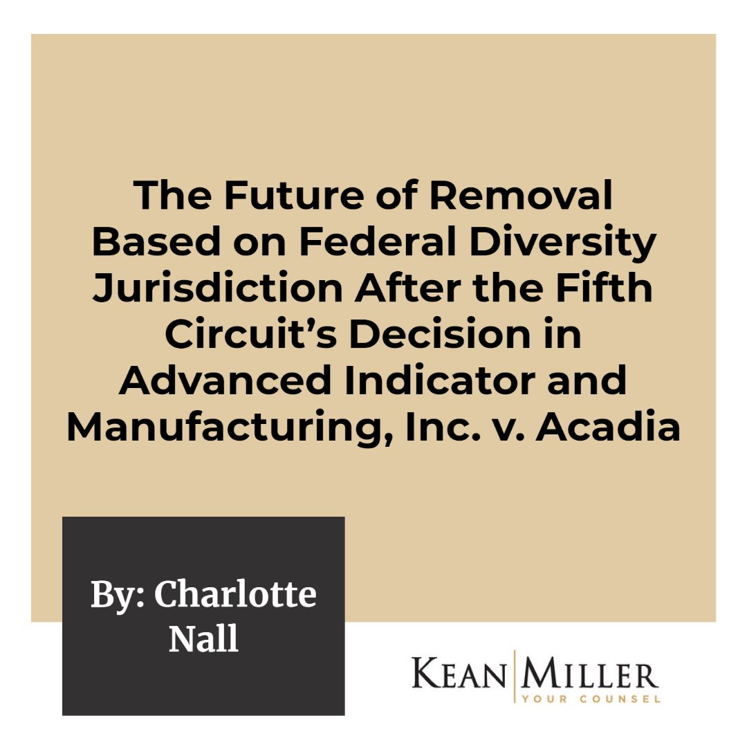 Kean Miller LLP on LinkedIn: The exception swallowed the rule. The ... Kean Miller LLP on LinkedIn: The exception swallowed the rule. The ...