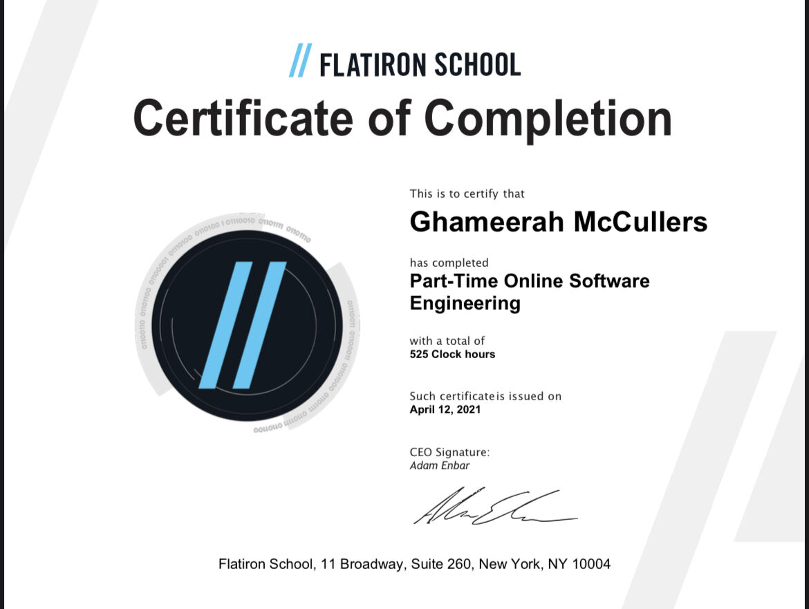 Ghameerah McCullers on LinkedIn: #bootcamp | 11 comments Ghameerah McCullers on LinkedIn: #bootcamp | 11 comments