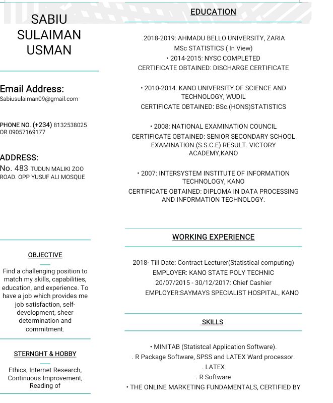 Sabiu Sulaiman Usman on LinkedIn: #linkin Sabiu Sulaiman Usman on LinkedIn: #linkin