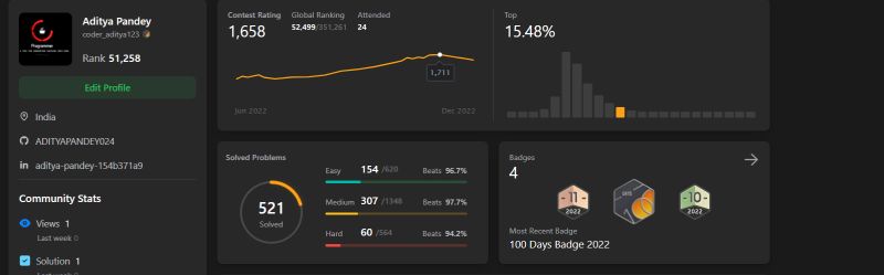 Aditya Pandey on LinkedIn: #leetcode #leetcode2023 #100daysofcode # ... Aditya Pandey on LinkedIn: #leetcode #leetcode2023 #100daysofcode # ...