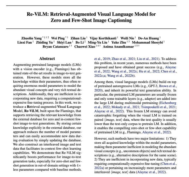 Ahsen Khaliq on LinkedIn: Re-ViLM: Retrieval-Augmented Visual Language ... Ahsen Khaliq on LinkedIn: Re-ViLM: Retrieval-Augmented Visual Language ...