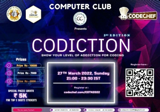 Computer Club on LinkedIn: #coding #codechef #programming Computer Club on LinkedIn: #coding #codechef #programming