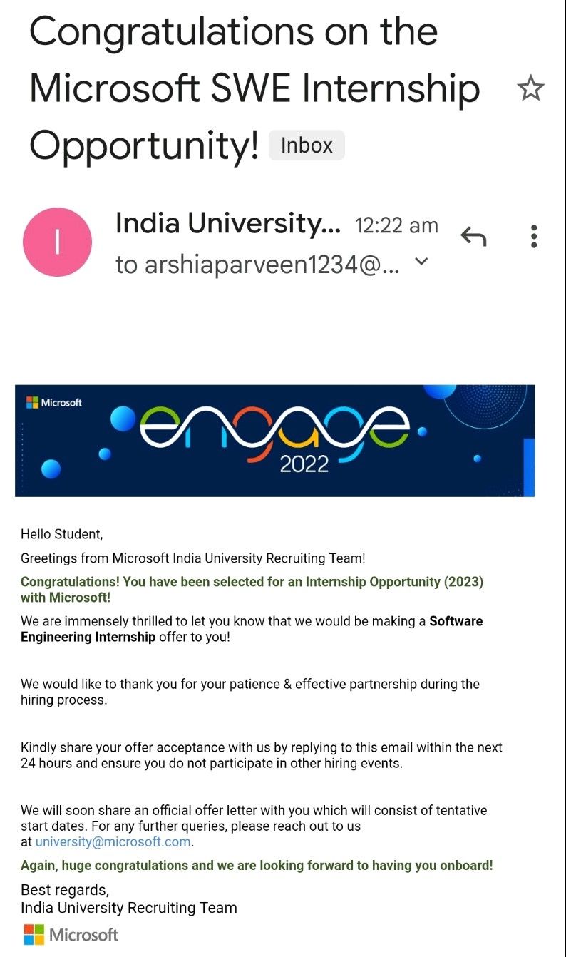 Arpita Kumari on LinkedIn: #microsoft | 312 comments Arpita Kumari on LinkedIn: #microsoft | 312 comments