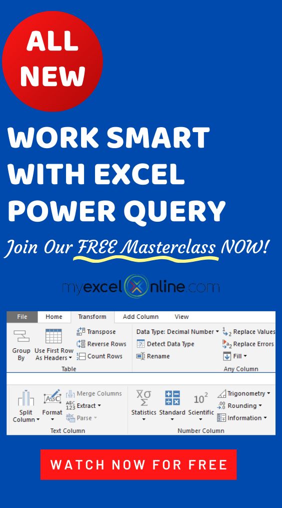 Automate your tasks using Excel Power Query! I will teach you how in ... Automate your tasks using Excel Power Query! I will teach you how in ...