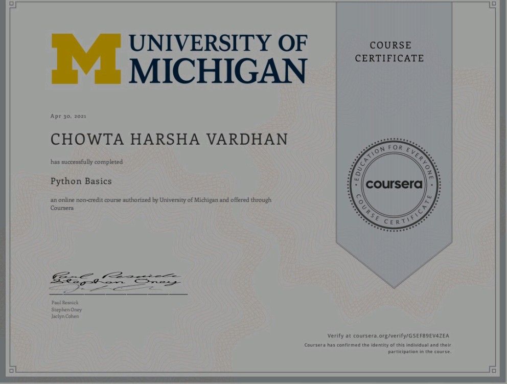 Harsha Vardhan Chowta on LinkedIn: #pythonprogramming Harsha Vardhan Chowta on LinkedIn: #pythonprogramming