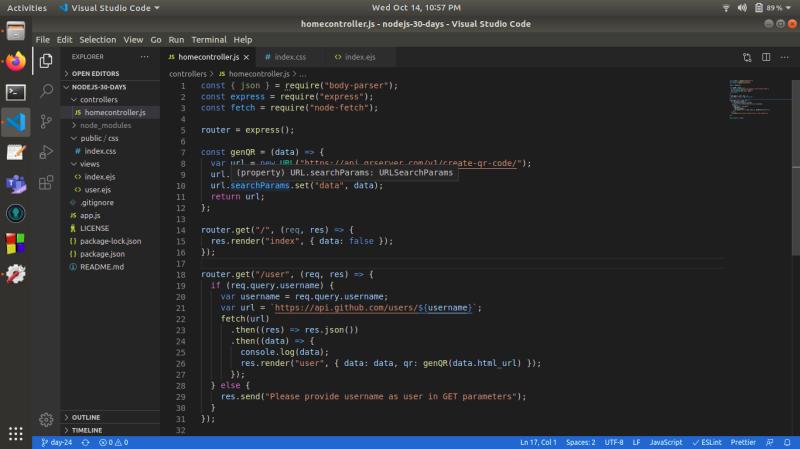 Nirjal Paudel on LinkedIn: #day25 #30dayschallenge #nodejs #javascript ... Nirjal Paudel on LinkedIn: #day25 #30dayschallenge #nodejs #javascript ...