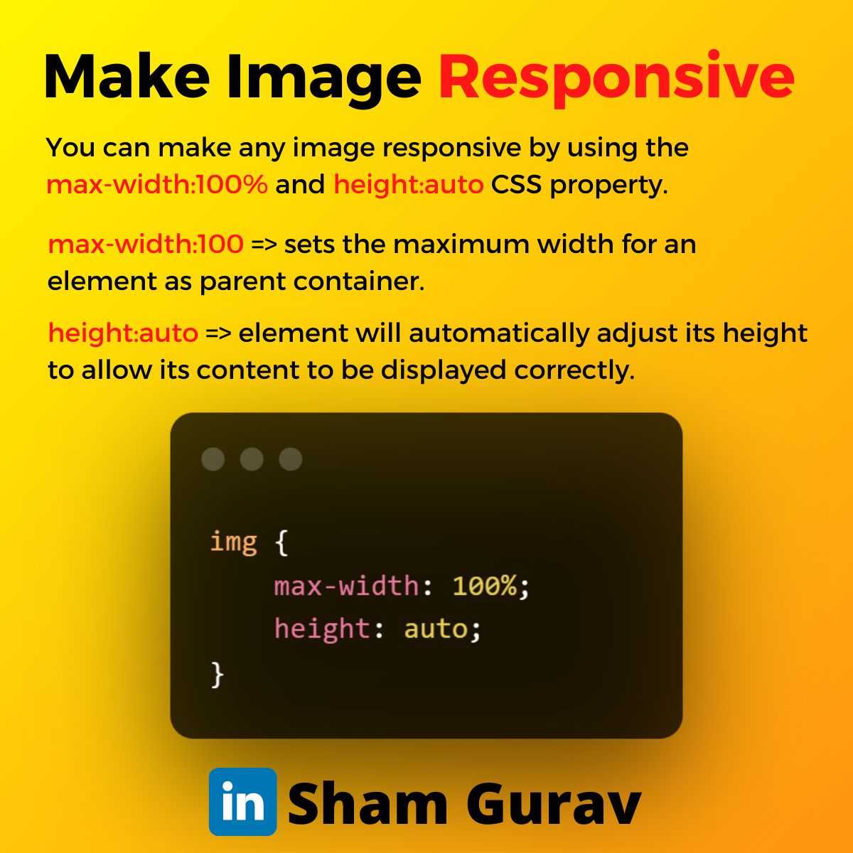 Sham Gurav on LinkedIn: #dailyfrontend #css #html #javascript #frontend ... Sham Gurav on LinkedIn: #dailyfrontend #css #html #javascript #frontend ...