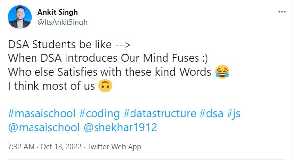 Ankit Singh on LinkedIn: #datastructure #dsa #algorithm #coding #dsacoding Ankit Singh on LinkedIn: #datastructure #dsa #algorithm #coding #dsacoding