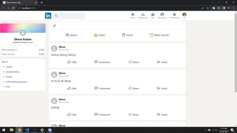 Dhruv Kumar Azad on LinkedIn: #linkedin #projects #react Dhruv Kumar Azad on LinkedIn: #linkedin #projects #react