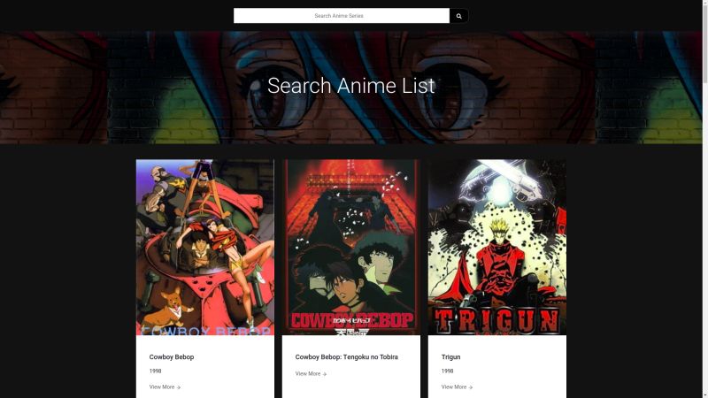 Made an app with the use of anime searching api.#api #reactjs # ... Made an app with the use of anime searching api.#api #reactjs # ...